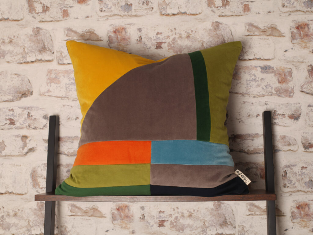 Colour Block Statement Cushions - By Lucy Fry Design